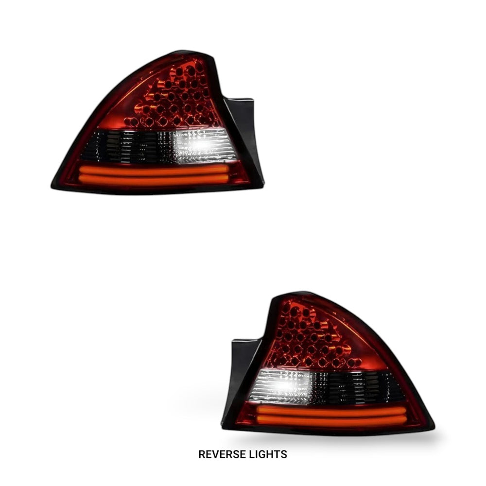 Smoked Red LED Tail Lights – Fits Holden Commodore VY Sedan (2002–2004 ...
