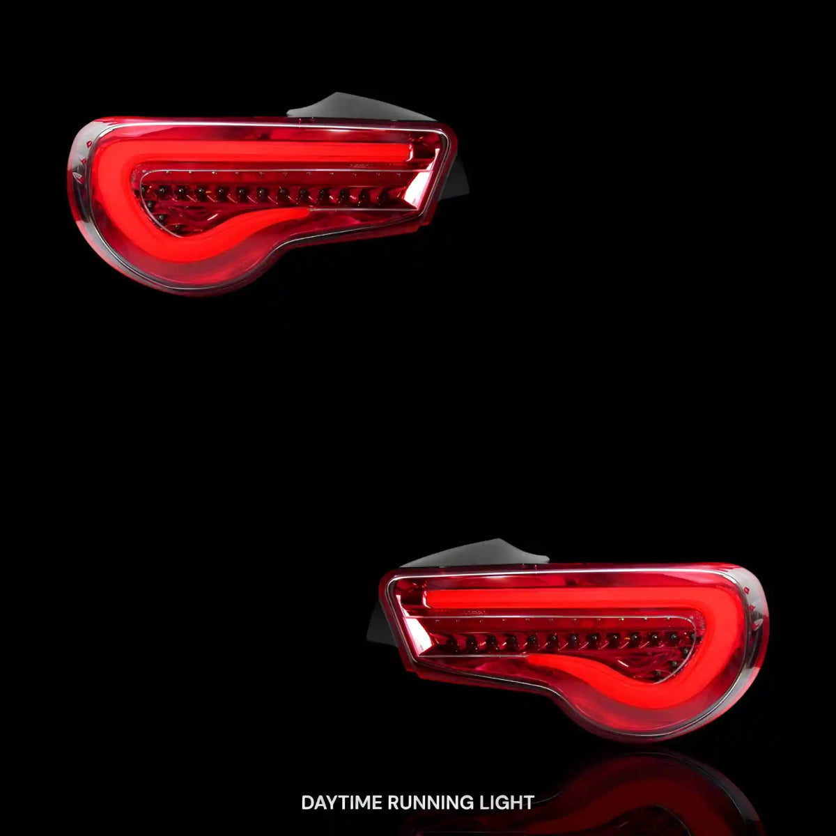 Valenti Sequential Clear Red 3D Stripe Bar Full LED Tail Lights – Fits ...